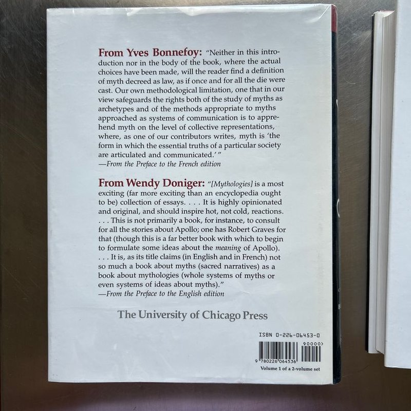 Mythologies by Wendy Doniger