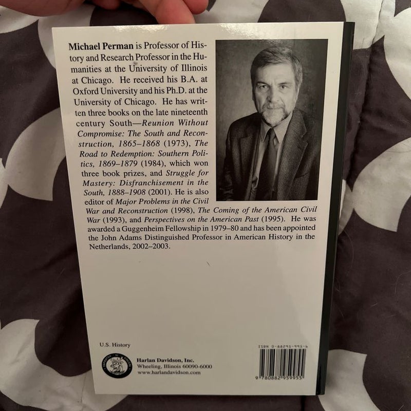 Emancipation and Reconstruction by Michael Perman