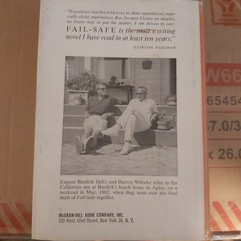 Fail-Safe by Eugene Burdick and Harvey Wheeler, Hardcover | Pangobooks