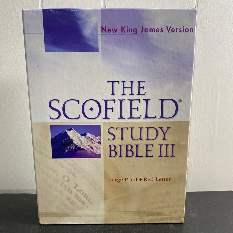 The Scofield Study Bible III, NKJV, Large Print Edition by Oxford