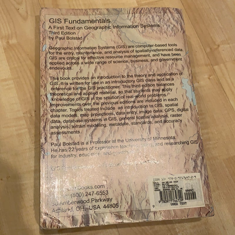 Gis Fundamentals by Paul Bolstad, Hardcover | Pangobooks Gis Fundamentals by Paul Bolstad, Hardcover | Pangobooks