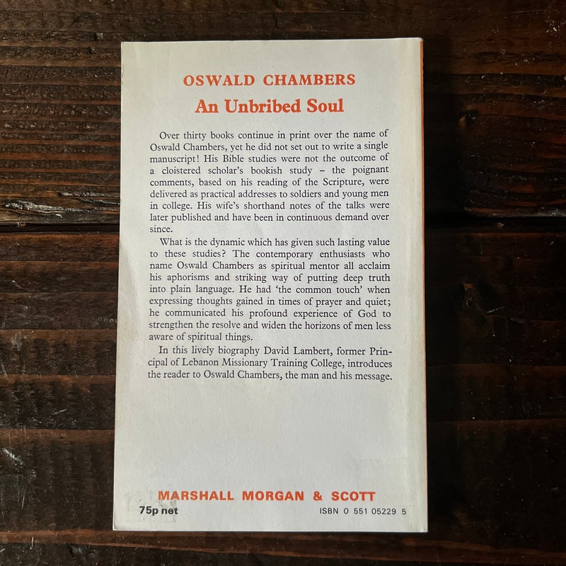 Oswald Chambers by David W. Lambert