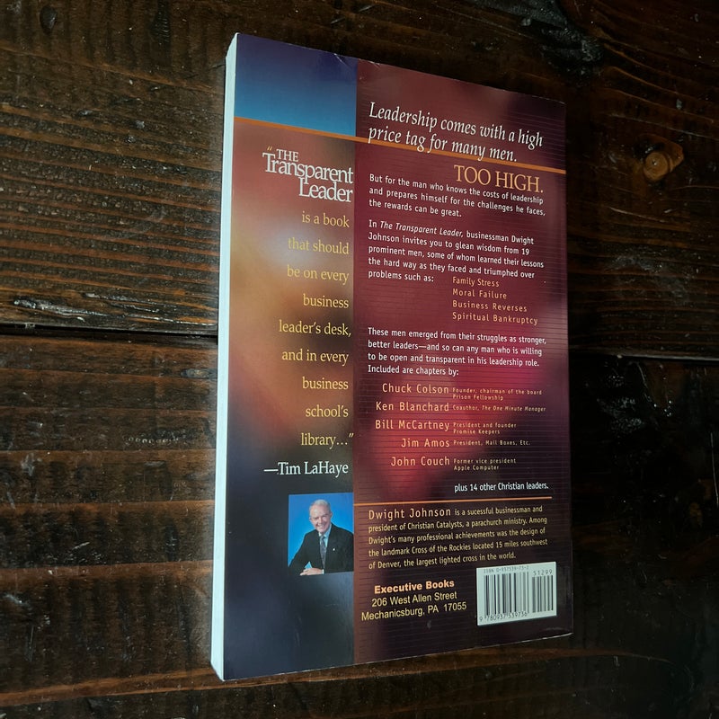 The Transparent Leader by Dwight L. Johnson, Bill McCartney, James H ...