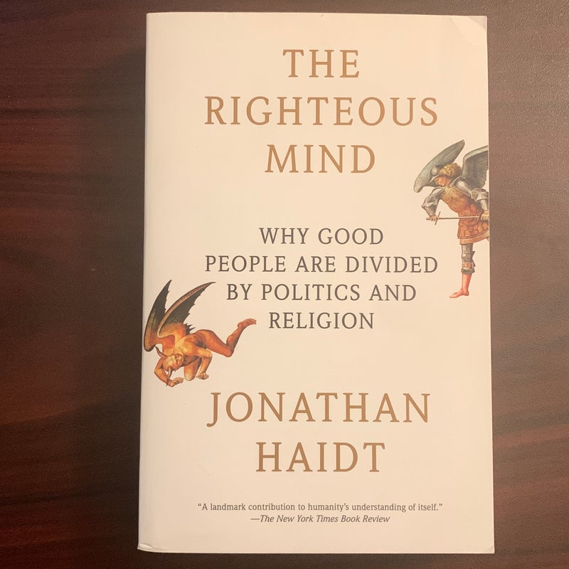 The Righteous Mind by Jonathan Haidt, Paperback | Pangobooks