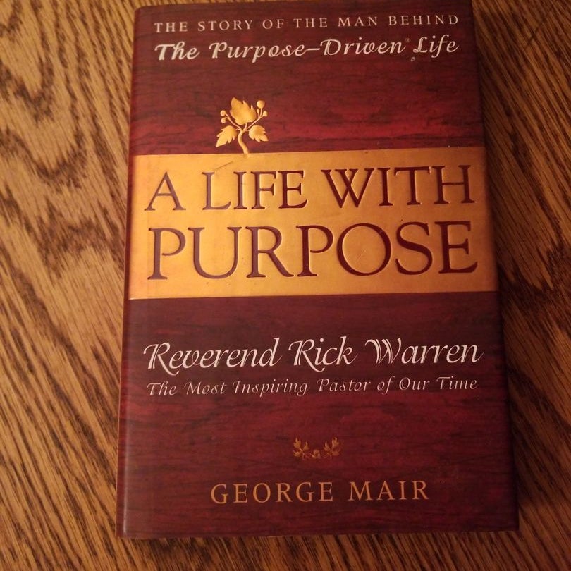 A Life with Purpose by George Mair, Hardcover | Pangobooks