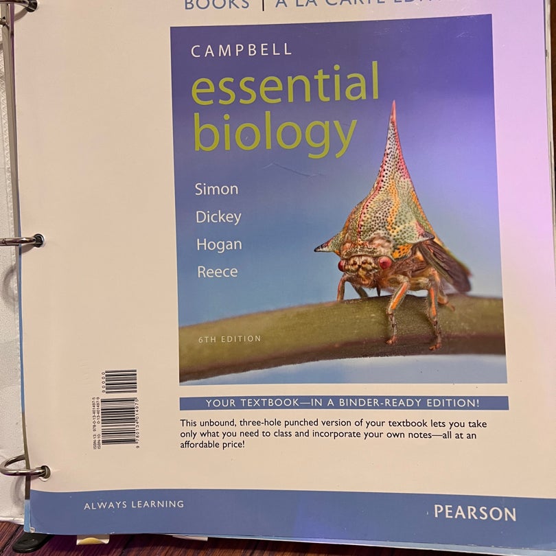 Campbell Essential Biology, Books a la Carte Edition by Eric J. Simon ...