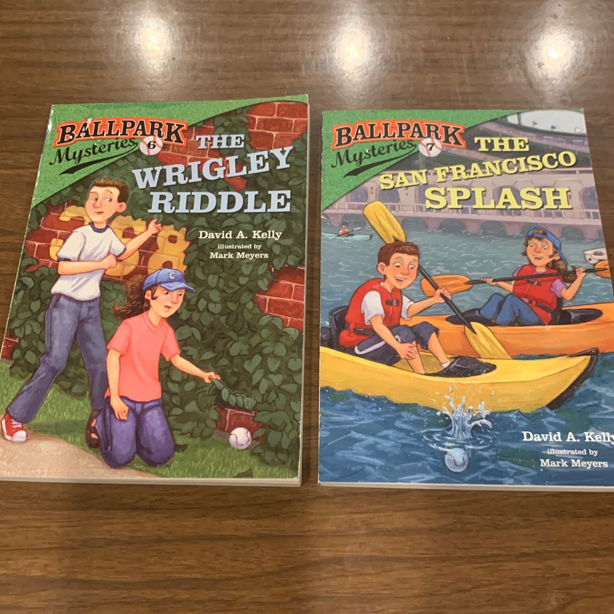 Ballpark Mysteries #6: the Wrigley Riddle by David A. Kelly