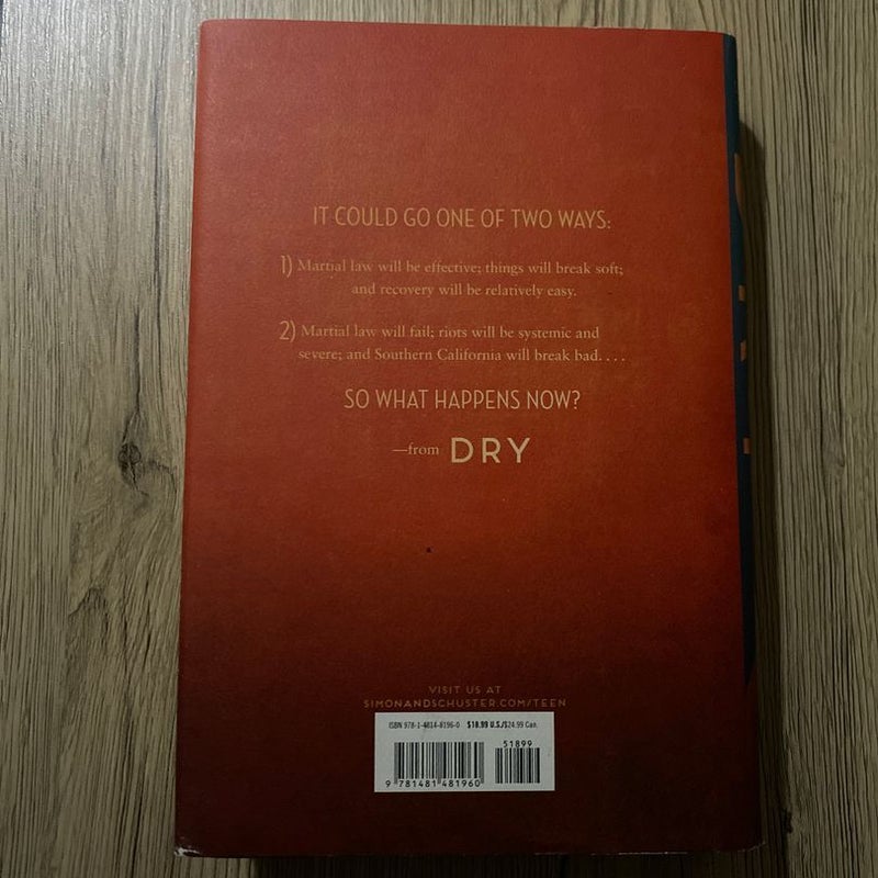 Dry by Neal Shusterman; Jarrod Shusterman, Hardcover | Pangobooks