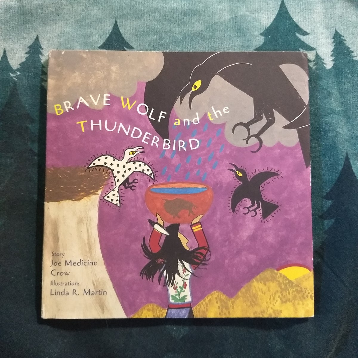 Brave Wolf and the Thunderbird by Joe Medicine Crow