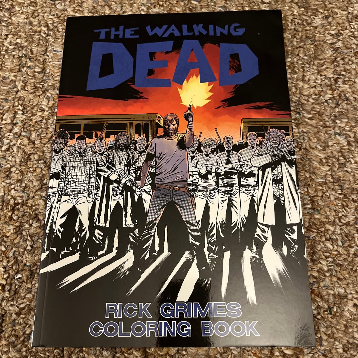 The Walking Dead: Rick Grimes Adult Coloring Book by Robert Kirkman ...