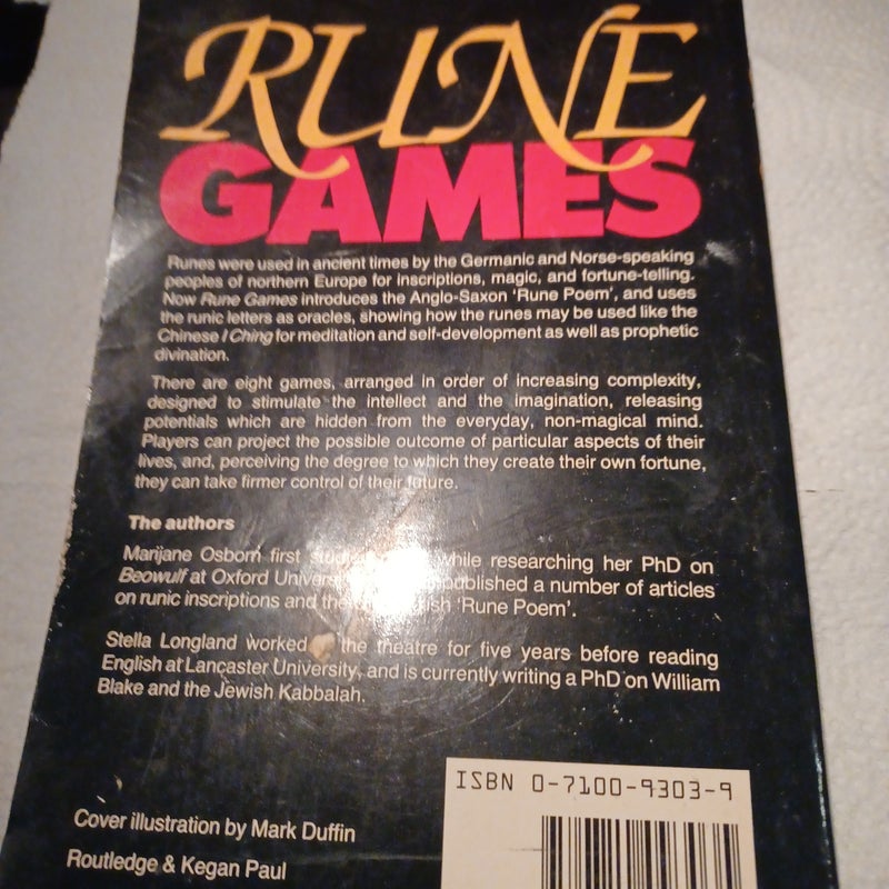 Rune Games by Marijane Osborn, Stella Longland