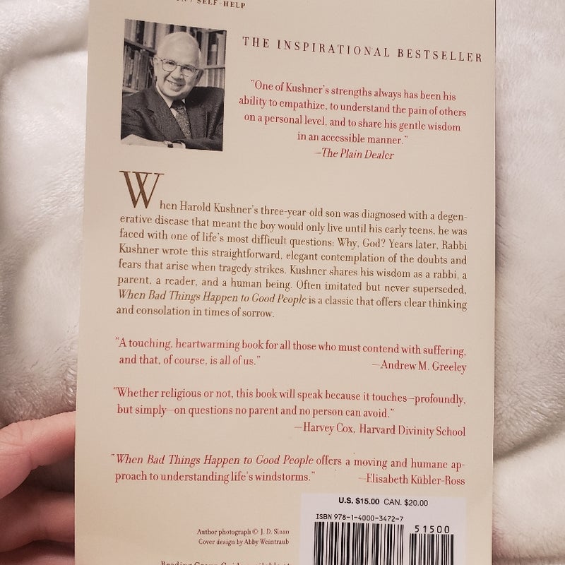 When Bad Things Happen To Good People by Harold S. Kushner, Paperback ...