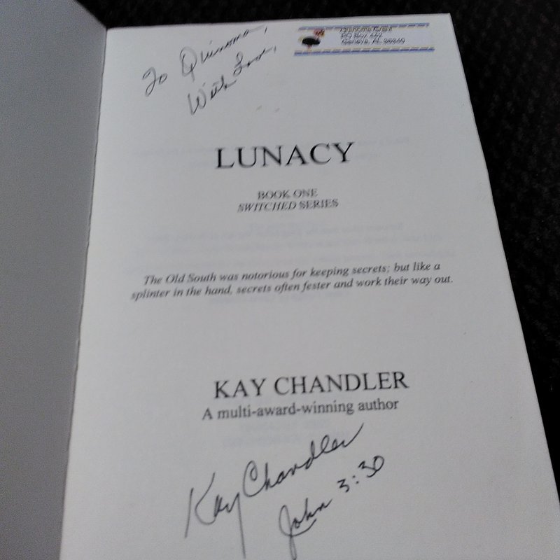 LUNACY: a 1930's Southern Fiction Romance by Kay Chandler