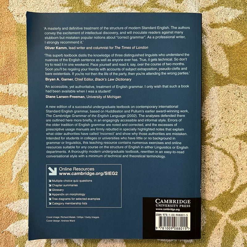 A Student's Introduction to English Grammar by Rodney Huddleston ...