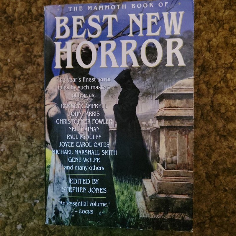 The Mammoth Book of Best New Horror by Stephen B. Jones
