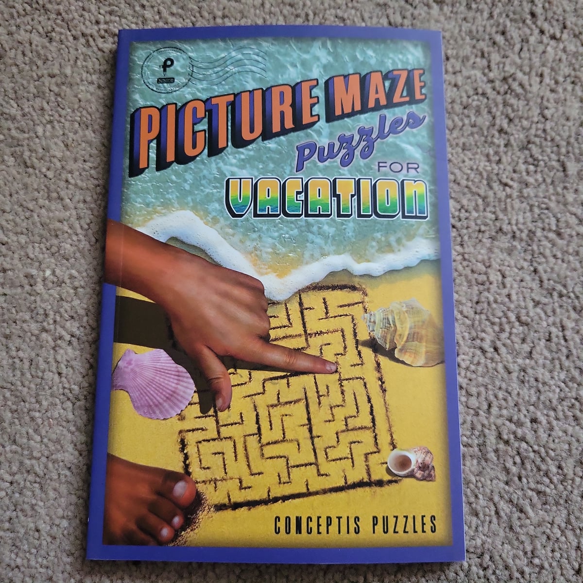 O/P Picture Maze Puzzles for Vacation by Puzzles Conceptis