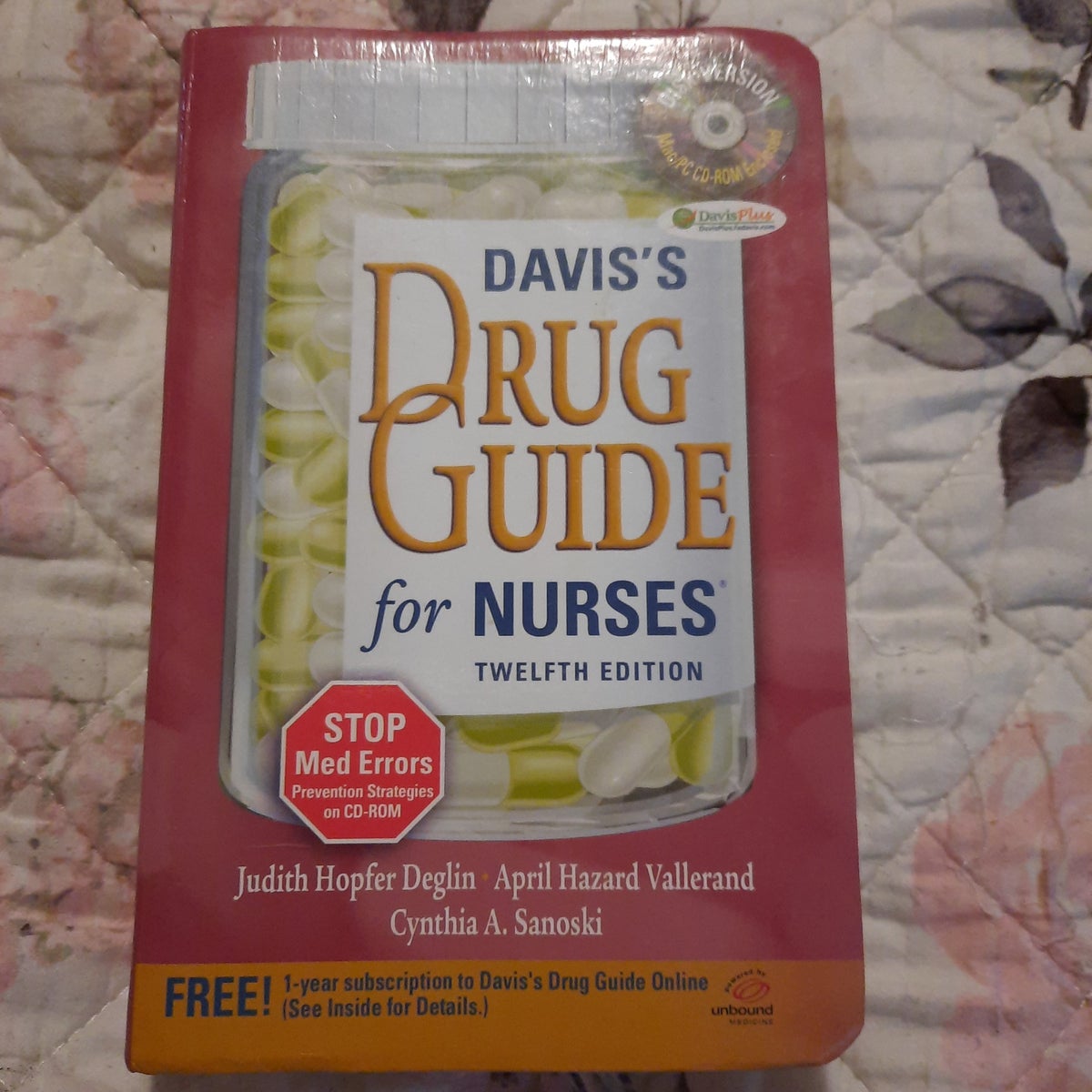 Davis's Drug Guide for Nurses by Judith Hopfer Deglin, Paperback ...