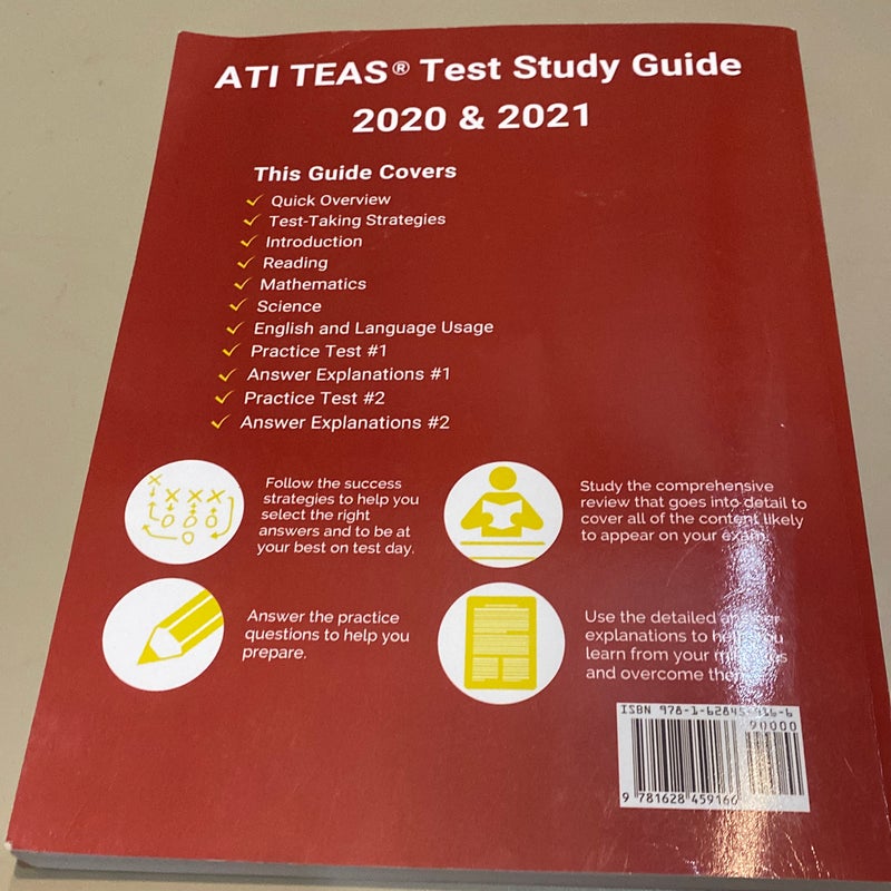 ATI TEAS Test Study Guide 2020 And 2021 by Test Prep Books, Paperback ...