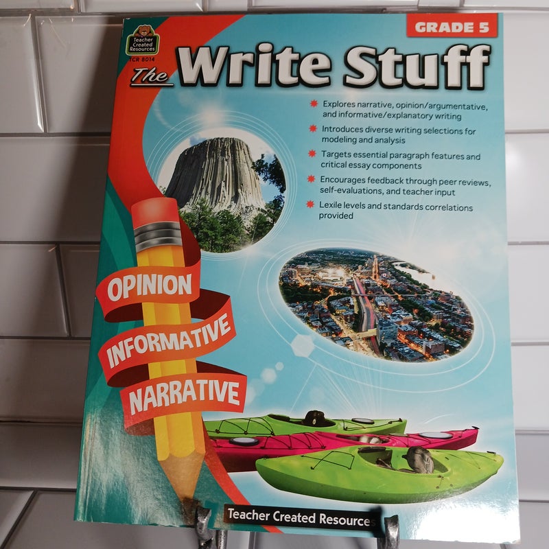 The Write Stuff Grade 5 by Tracie Heskett, Paperback | Pangobooks