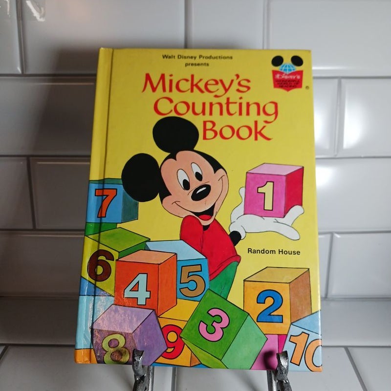 Mickey's Counting Book by Walt Disney Productions Staff, Hardcover ...
