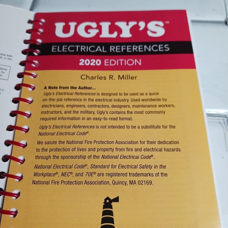 Ugly's Electrical References, 2020 Edition by Charles R. Miller ... Ugly's Electrical References, 2020 Edition by Charles R. Miller ...