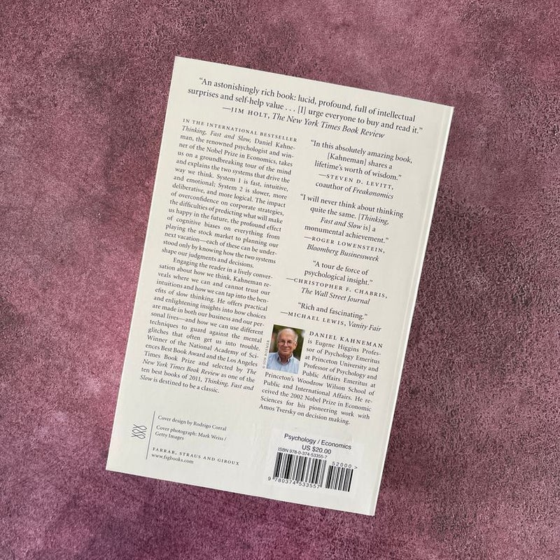 Thinking, Fast and Slow