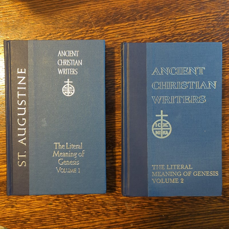 Set: The Literal Meaning of Genesis Volume 1 and 2 by St. Augustine, Hardcover | Pangobooks