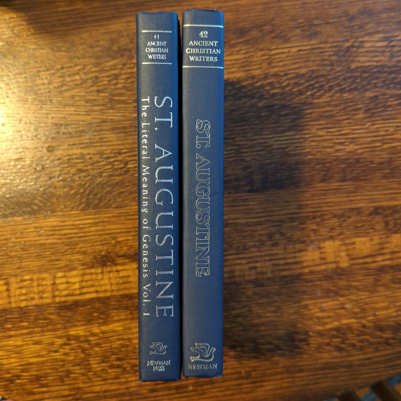 Set: The Literal Meaning of Genesis Volume 1 and 2 by St. Augustine, Hardcover | Pangobooks
