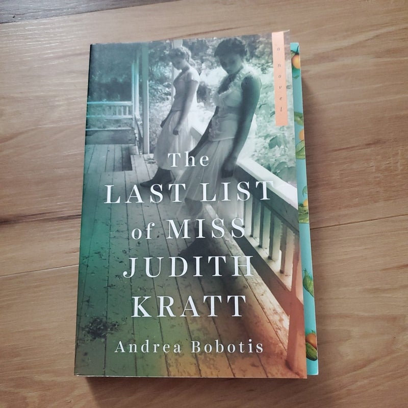 The Last List of Miss Judith Kratt