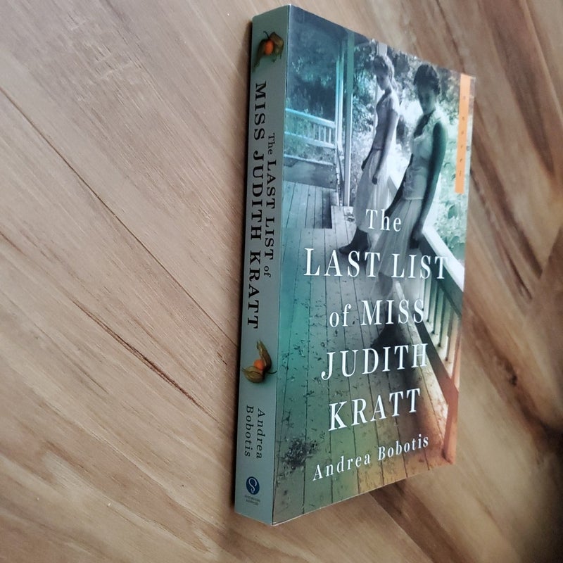 The Last List of Miss Judith Kratt