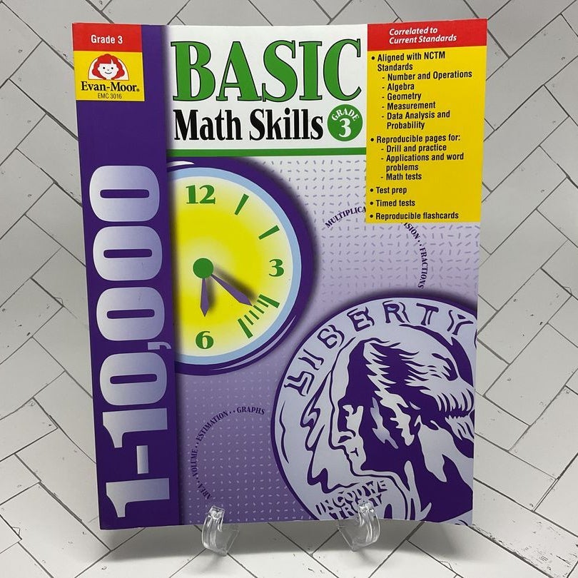 Basic Math Skills Grade 3 by Evan-Moor Educational Publishers