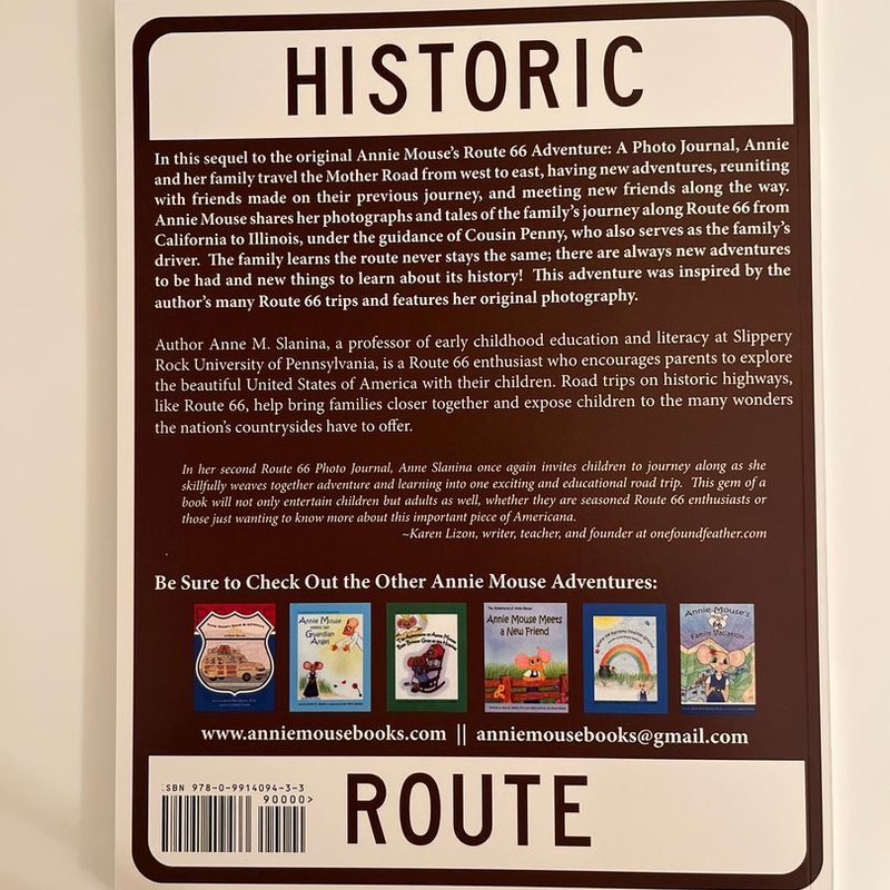 Annie Mouse's Second Route 66 Photo Journal by Anne Slanina