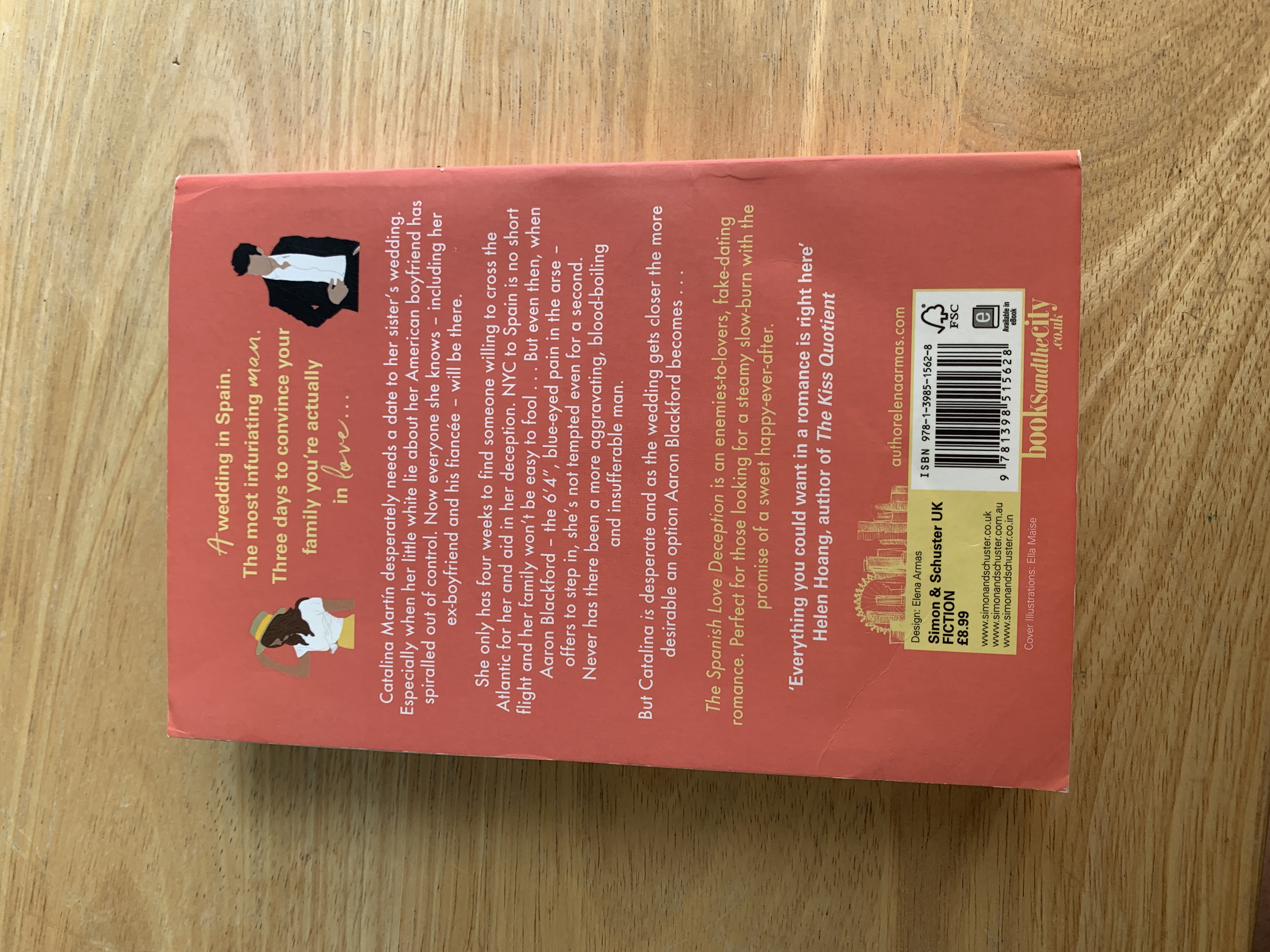 The Spanish Love Deception by Elena Armas, Paperback | Pangobooks