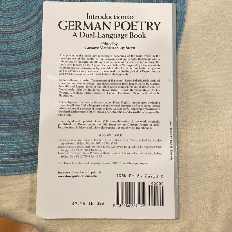 Introduction to German Poetry