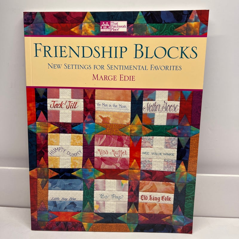 Friendship Blocks by Marge Edie