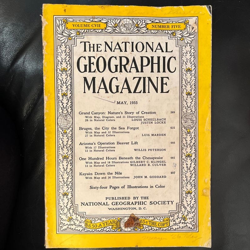 National Geographic Magazine, 1955 May by National Geographic Society ...