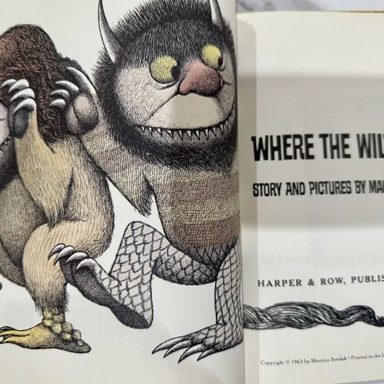 Early Edition Where The Wild Things Are Maurice Sendak 1963 Very Good ...