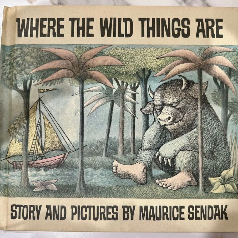 1st Edition Where The Wild Things Are Maurice Sendak 1963 Very Good by ...