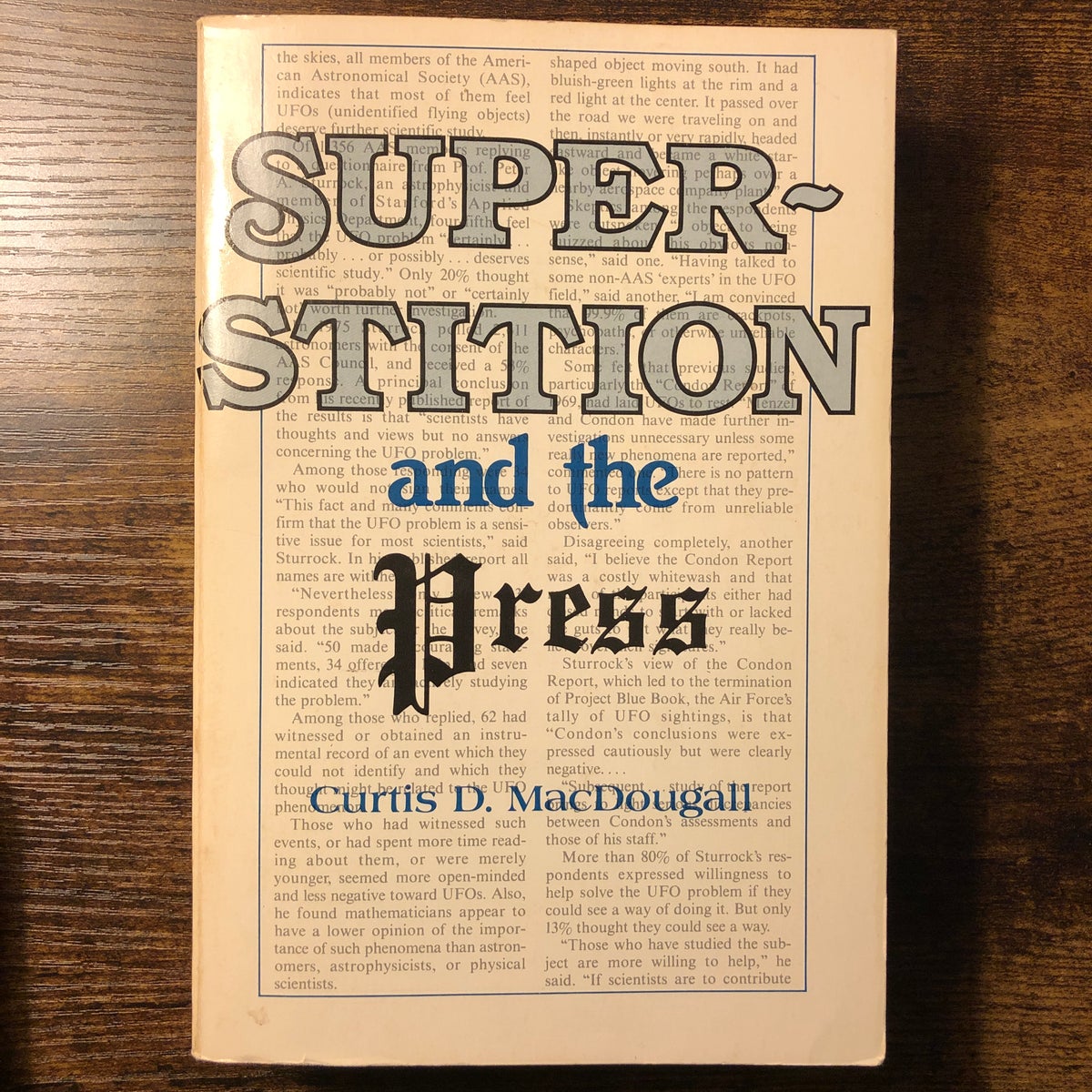 Superstition and the Press by Curtis D. MacDougall