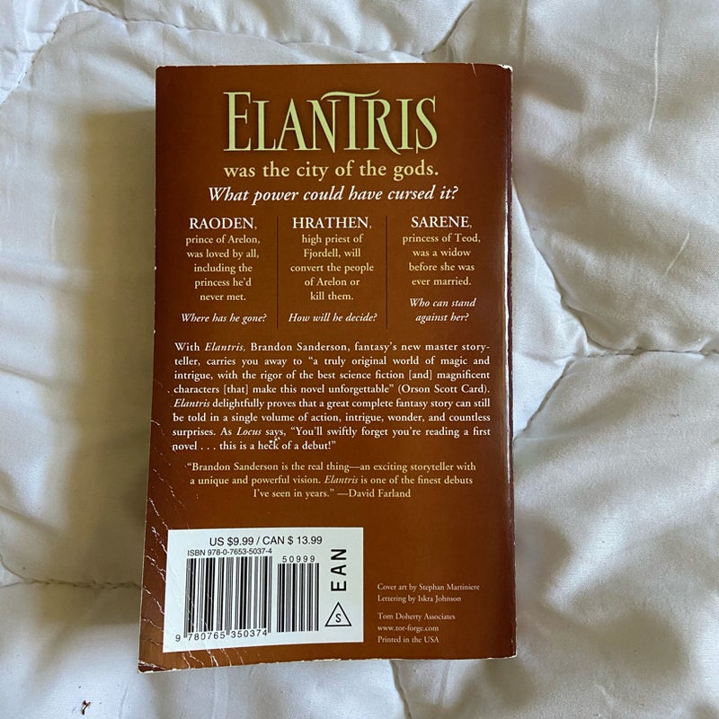 Elantris by Brandon Sanderson , Paperback | Pangobooks