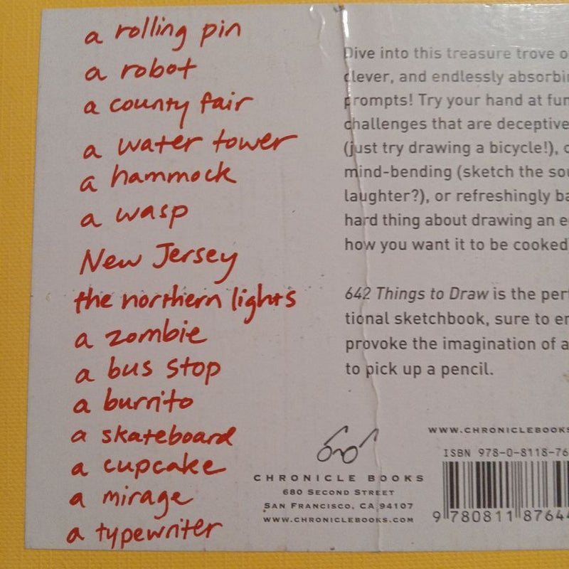 642 Things to Draw: Inspirational Sketchbook to Entertain and Provoke ...