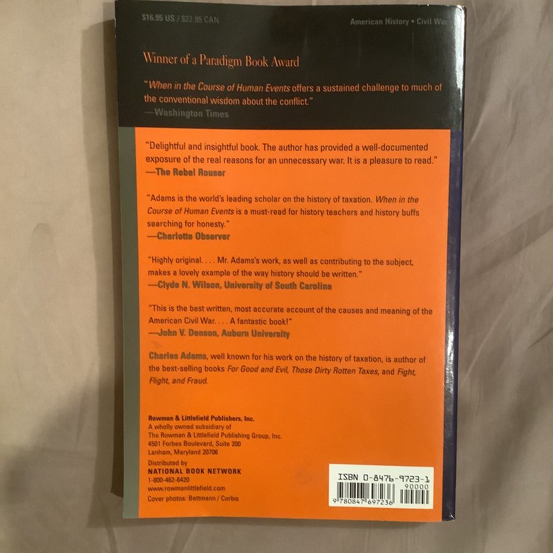 When in the Course of Human Events by Charles Adams