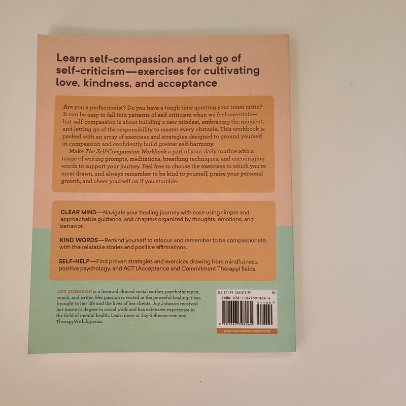 The Self-Compassion Workbook by Joy Johnson, Paperback | Pangobooks