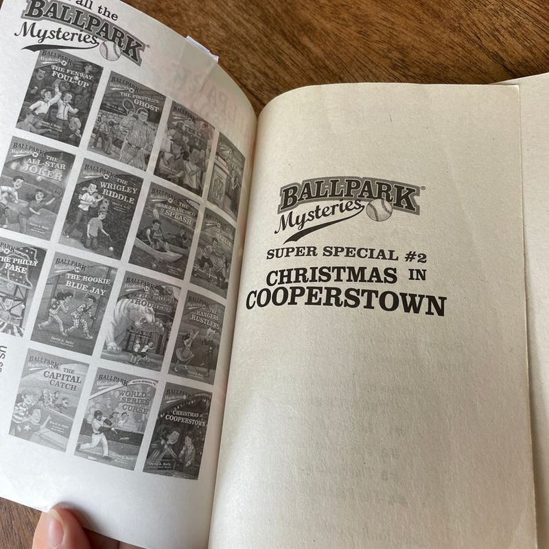 Ballpark Mysteries Super Special #2: Christmas in Cooperstown by David ...