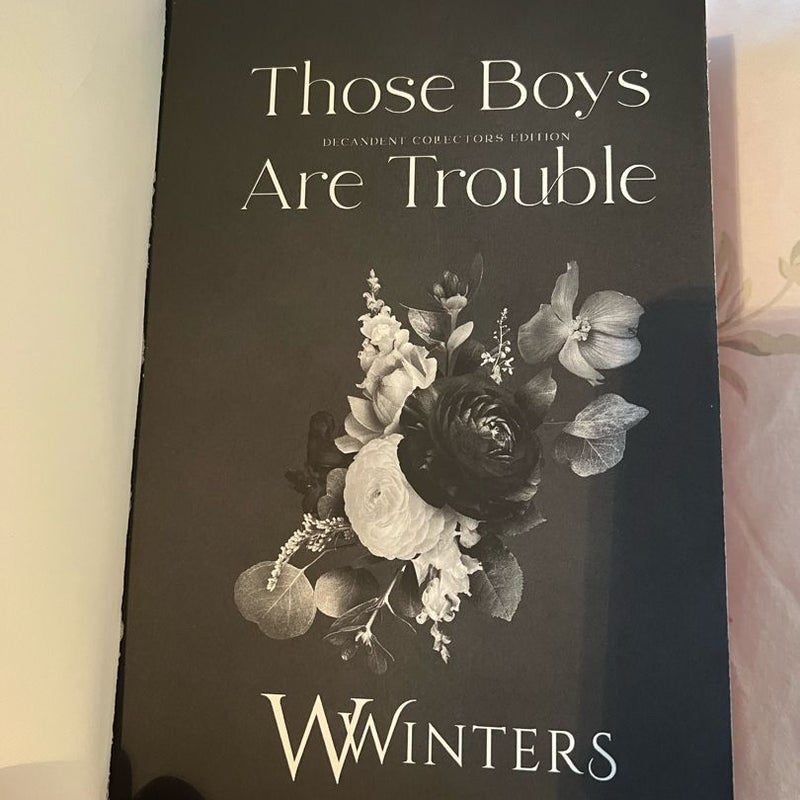 Signed Those Boys are Trouble DECADENT COLLECTORS EDITION! 5 books in 1 ...