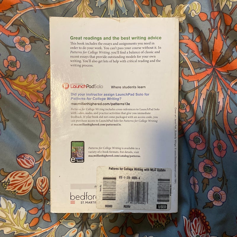 Patterns for college writing 2016 MLA update by Laurie G. Kirszner and ...