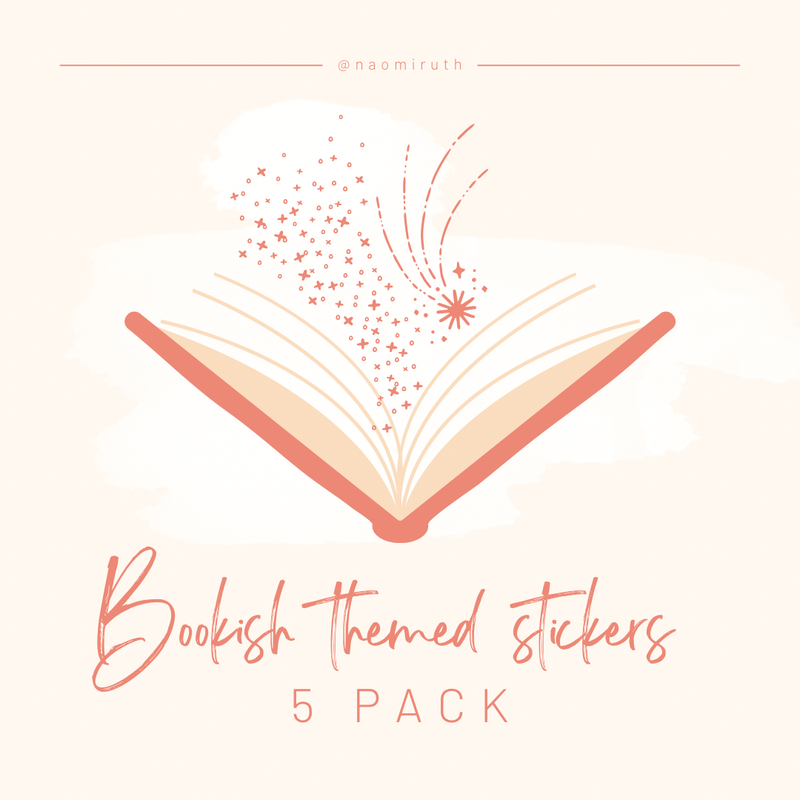Bookish Stickers 5 pack! by suprise!!, Paperback | Pangobooks