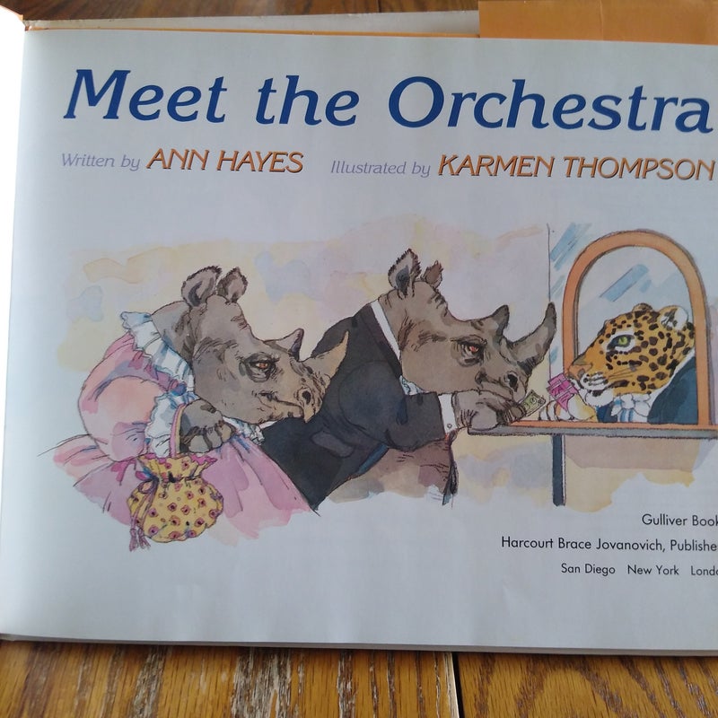 Meet the Orchestra by Ann Hayes