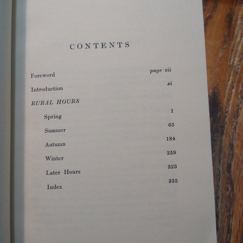 Rural Hours by Susan Cooper, Susan Fenimore Cooper