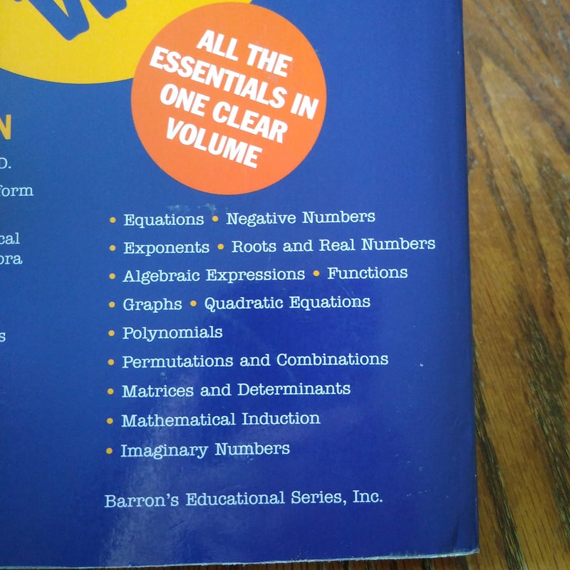 Algebra the Easy Way by Douglas D. Downing